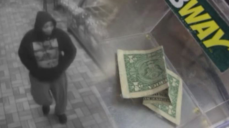 Armed Robber Targets Subway Restaurant Twice Leaves Clerk A 1 Tip