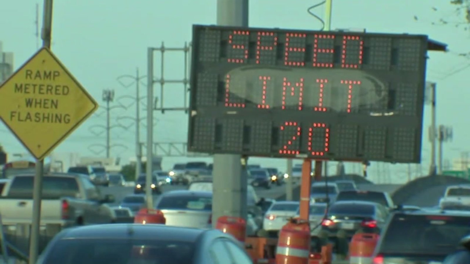 Faulty freeway sign: The speed limit is not 20 mph - ABC13 Houston