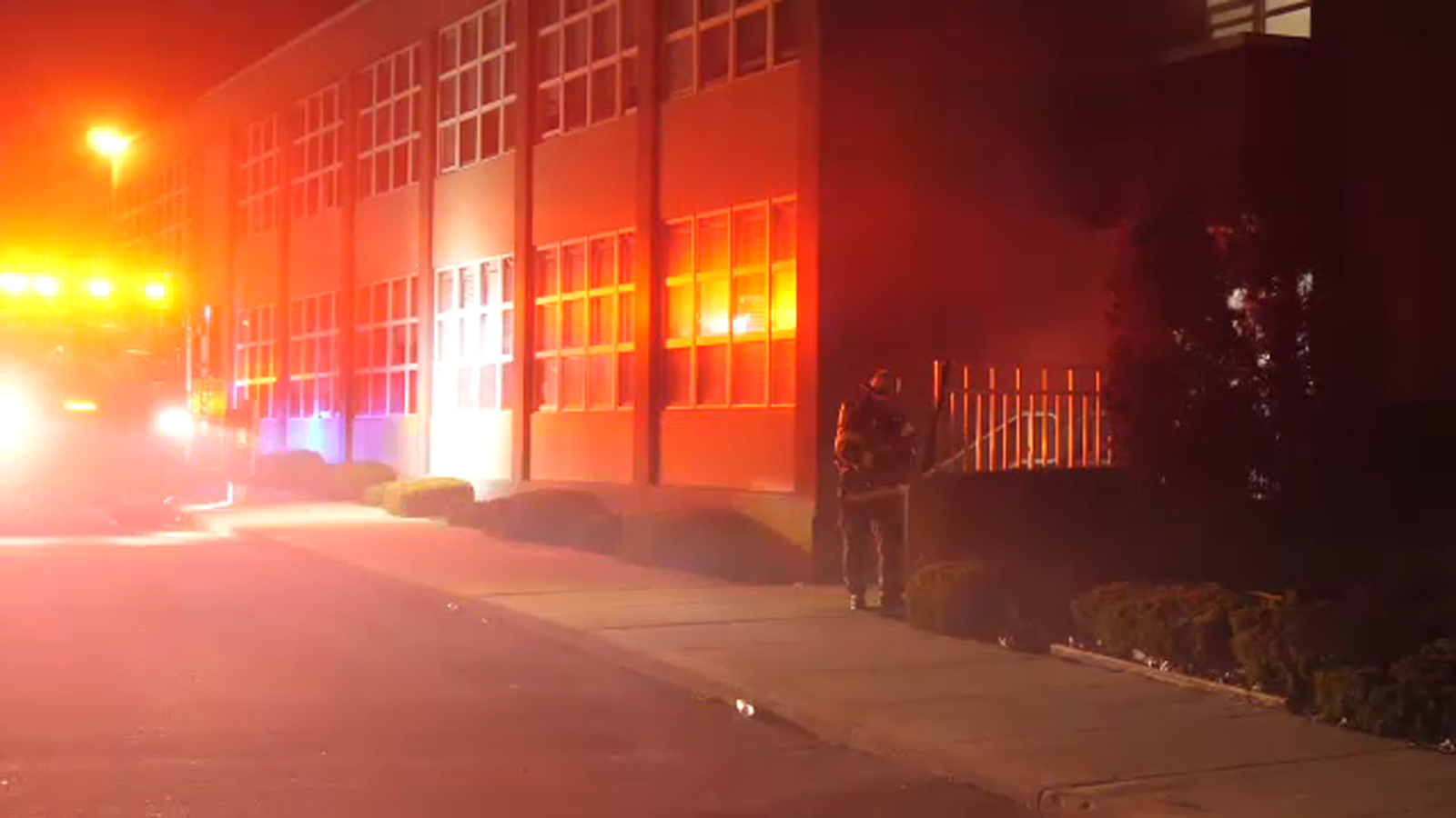 Fire tears through classroom of elementary school in Lawrence, Nassau ...