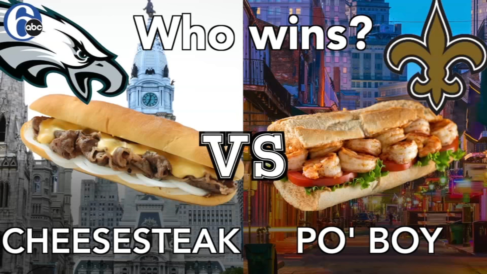 CHEESESTEAK OR PO' BOY? - 6abc Philadelphia