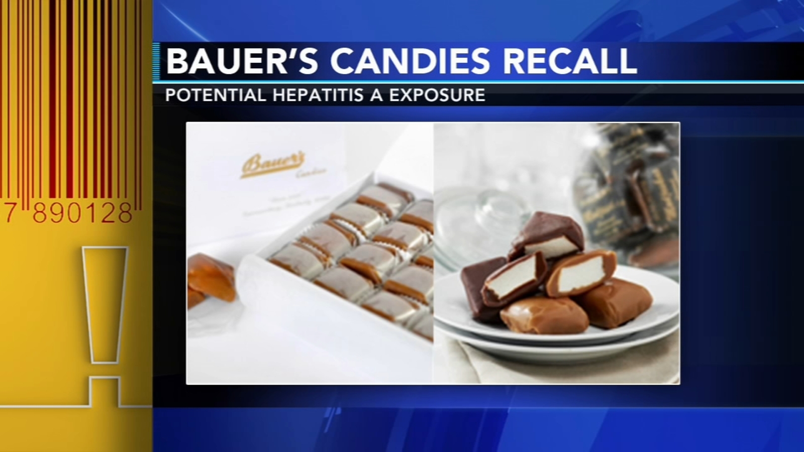 Bauer's Candies recalled due to possible exposure to Hepatitis A - 6abc ...