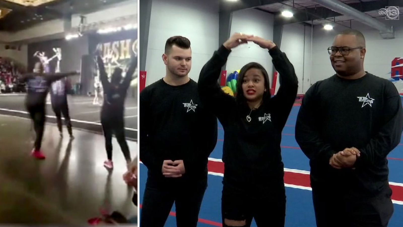 Webster cheerleading coaches go nuts during competition in viral video ...