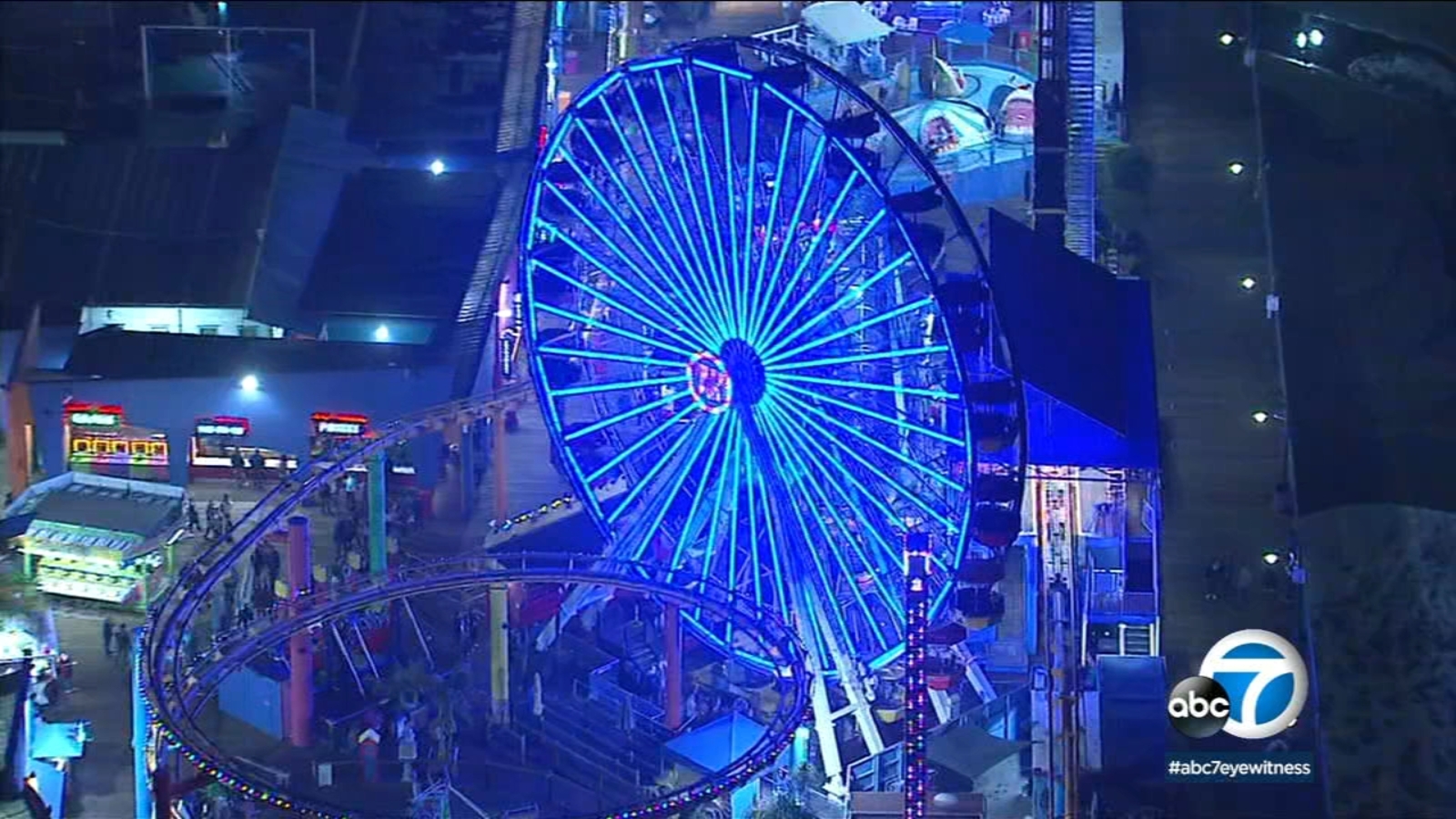 Multiple SoCal landmarks light up blue to support LA Rams - ABC7 Los ...