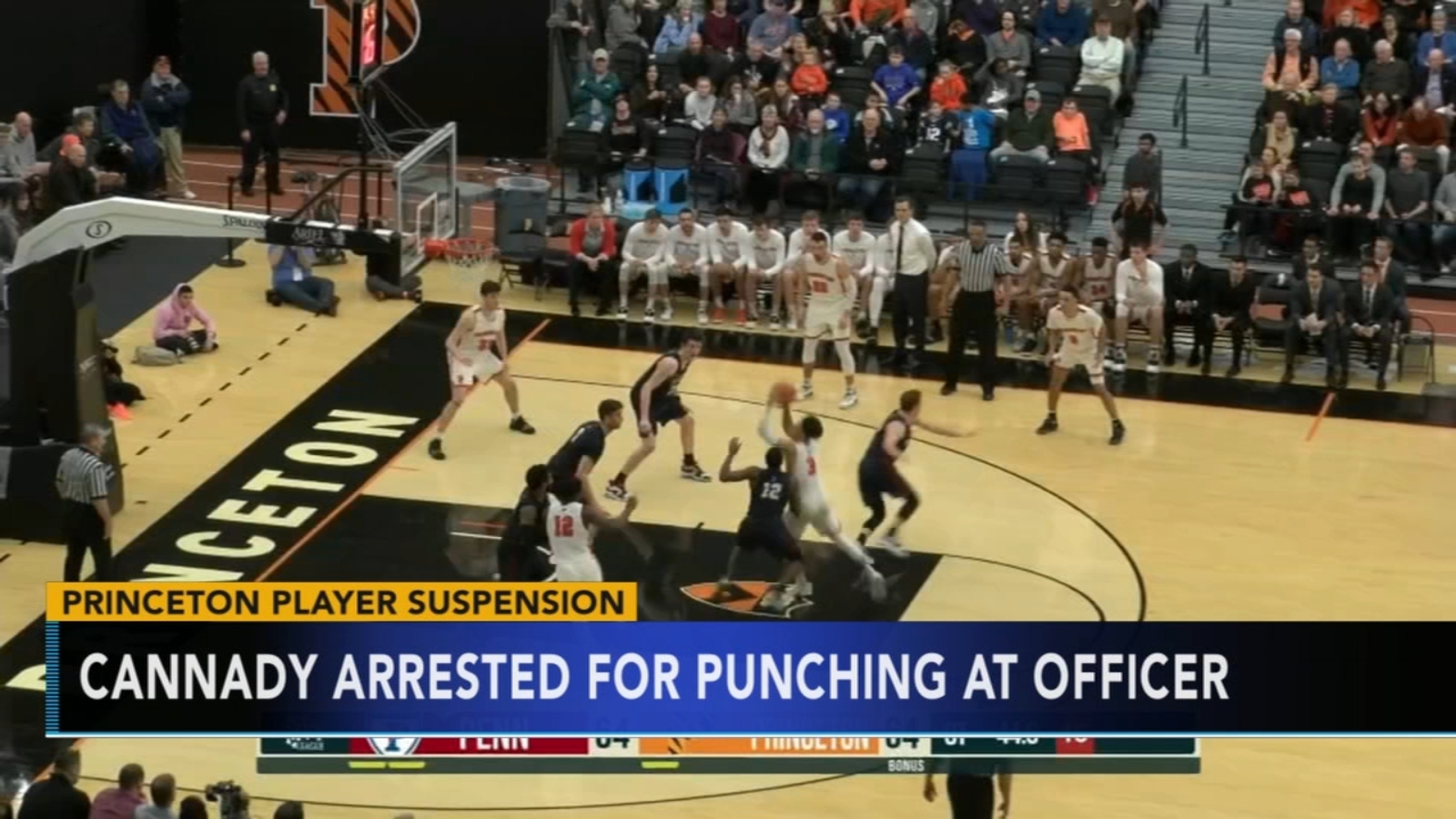 Princeton's Cannady suspended after swinging at campus cop - 6abc ...