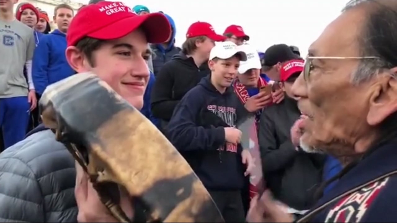 Nathan Phillips and Nick Sandmann: Native American elder willing to sit ...