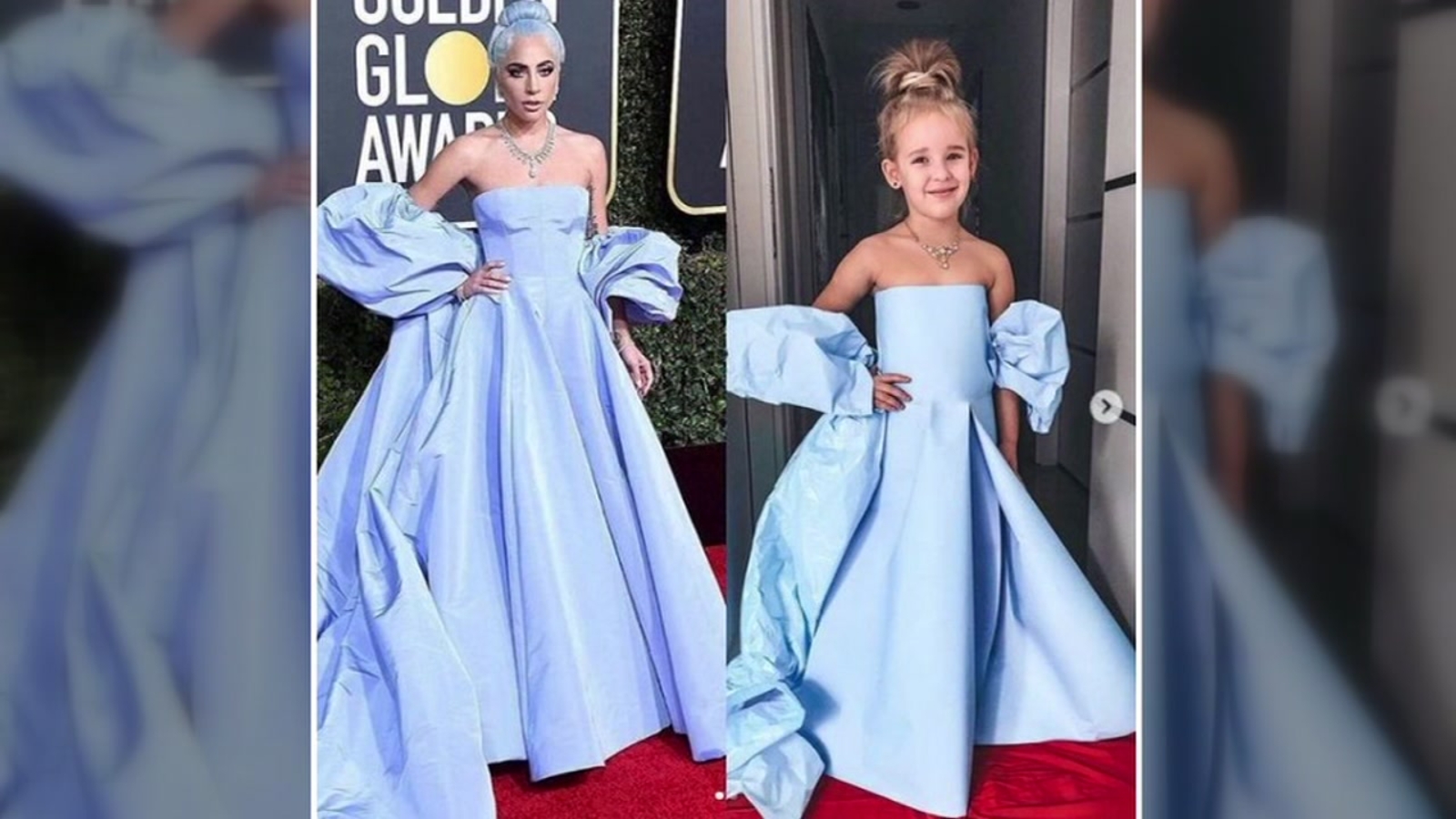 Mom and daughter go viral recreating celebrity designer looks - ABC13 ...
