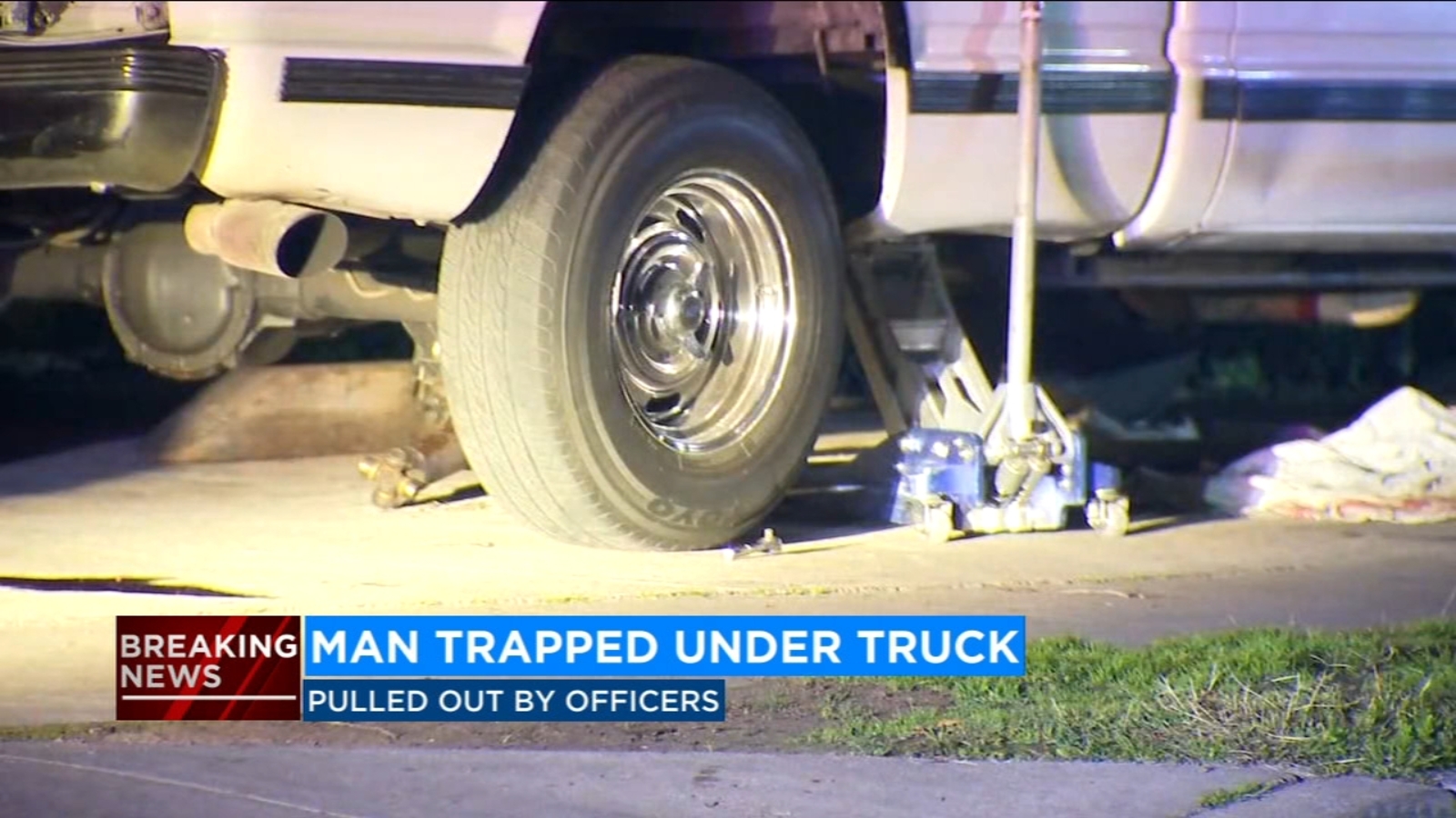 Man trapped under truck while working on it; Parlier police rescue him ...