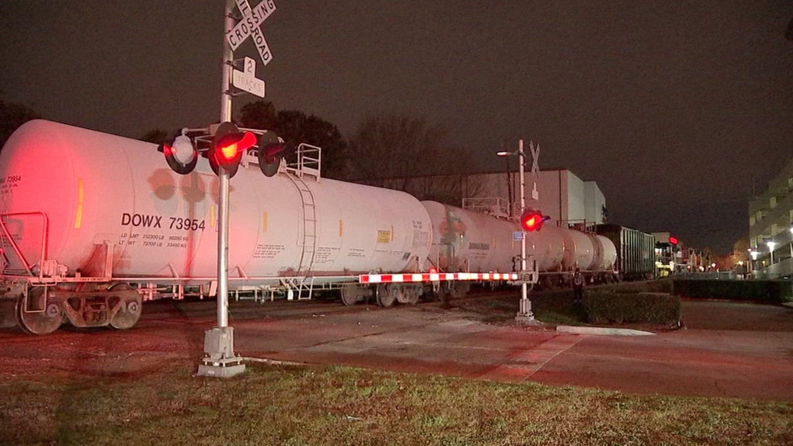 Possible drunk driver's vehicle hit by train in the Heights - ABC13 Houston