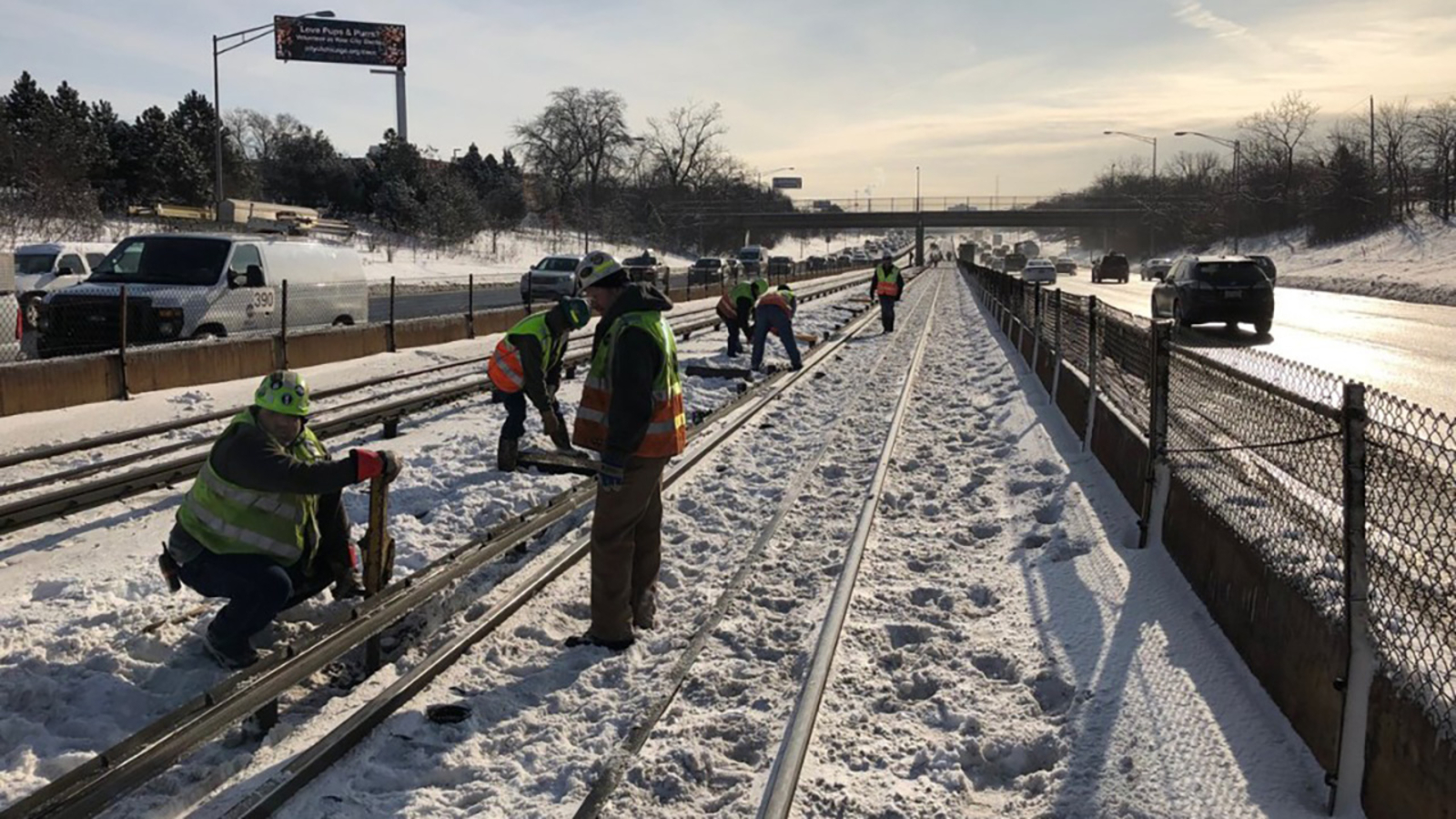 CTA Blue Line restored near Jefferson Park after track issue - ABC7 Chicago