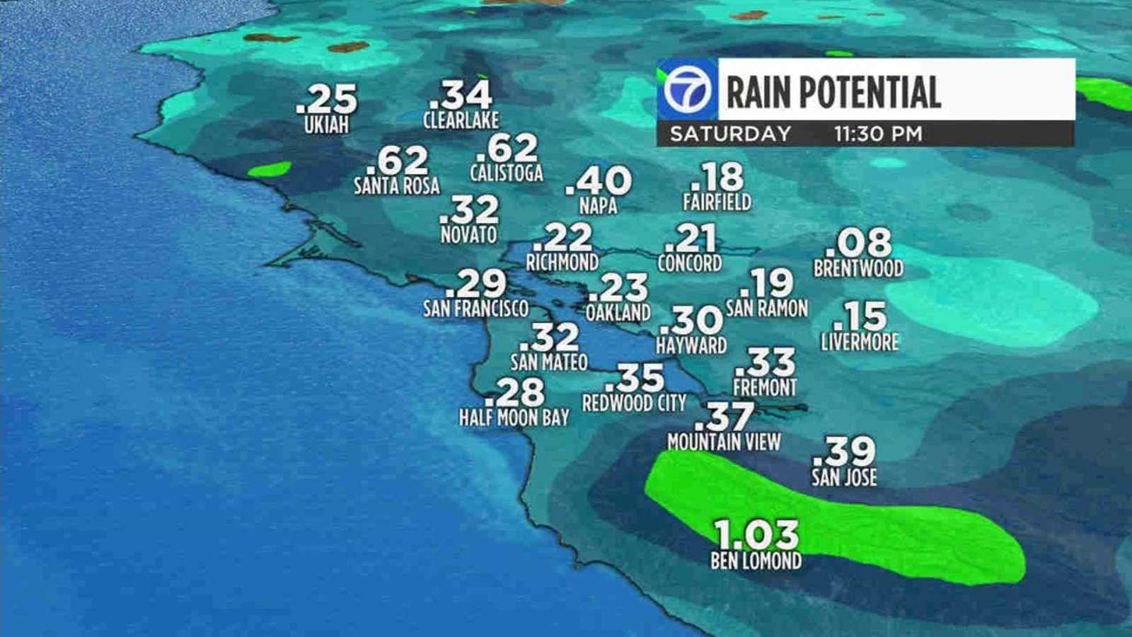 VIDEO: Time out the Bay Area rain storm - ABC7 San Francisco