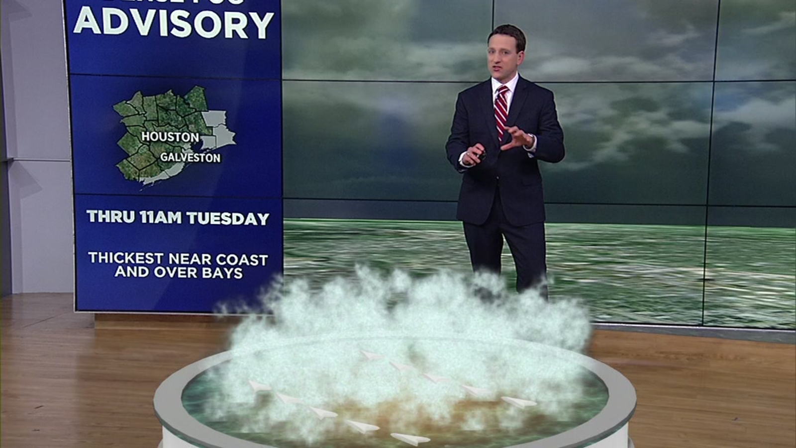 Dense sea fog blowing in again on Tuesday in Houston - ABC13 Houston