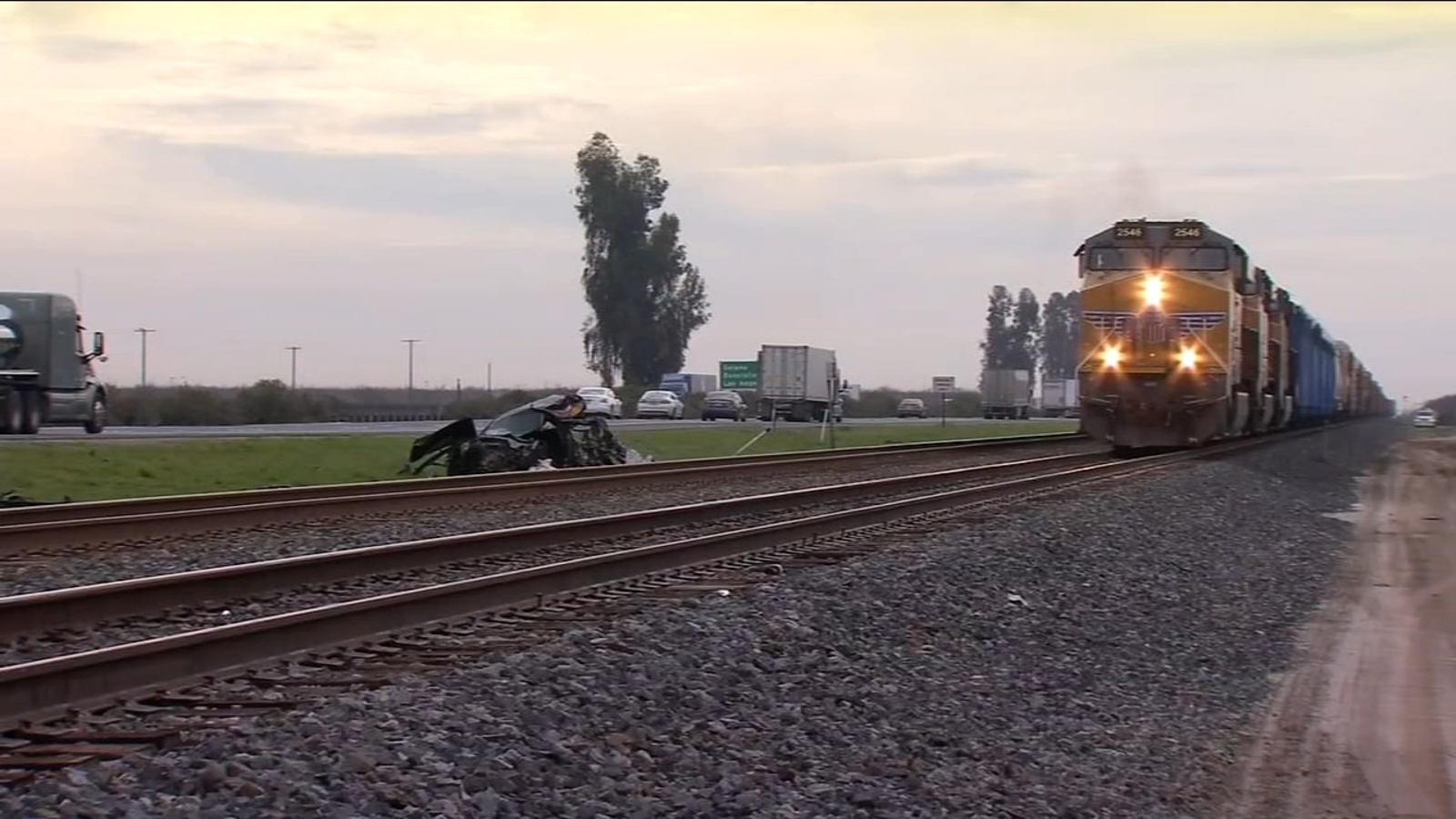 Man suffers major injuries to arm after crashing into train in ... Man suffers major injuries to arm after crashing into train in ...