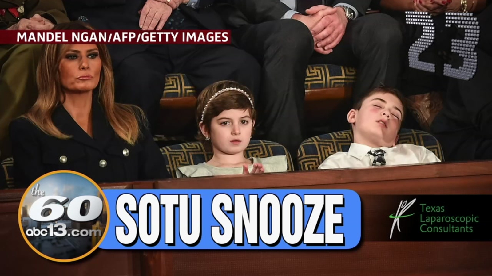 THE 60: Joshua Trump falls asleep during State of the Union address ...