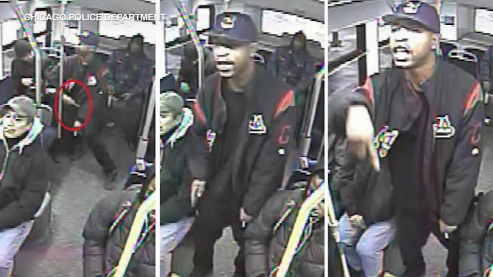 Surveillance Images Released Of Man Who Cut Face Of Cta Bus Passenger