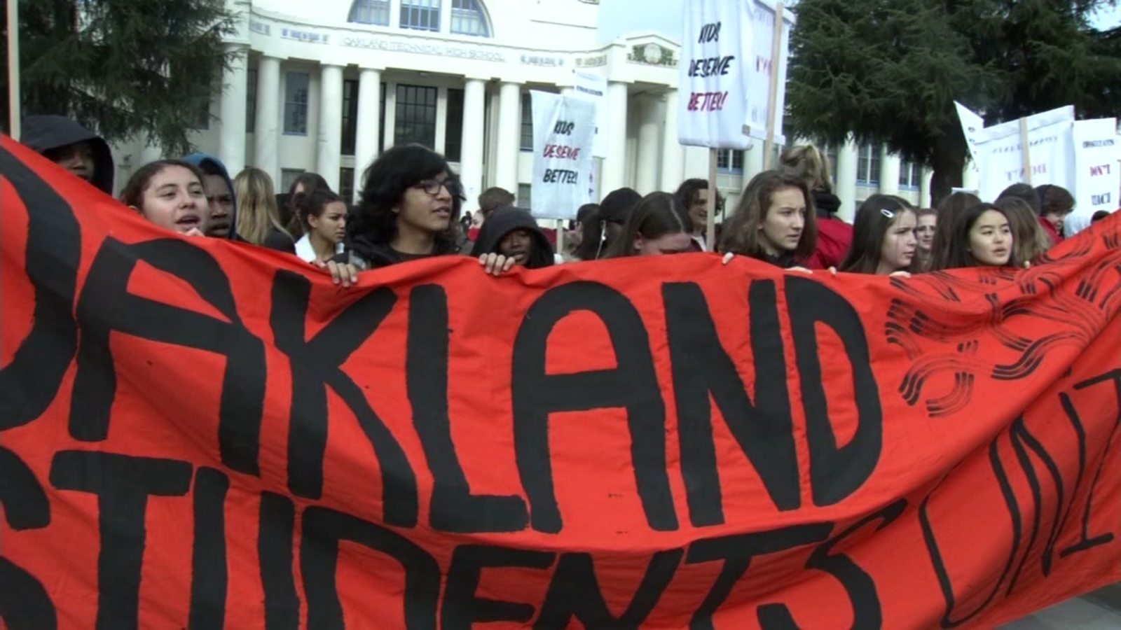 Sickout day called by Oakland students to show support for teachers ...