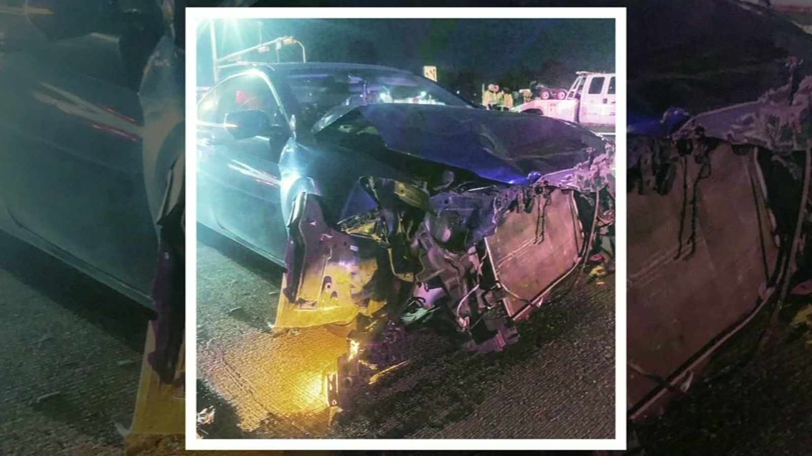 Mom and 7-year-old son escape high-speed chase crash - ABC7 New York