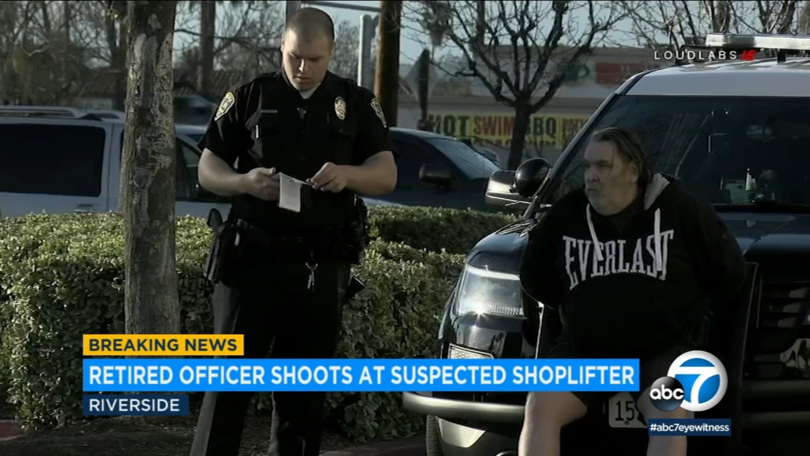 Retired officer arrested after shooting at shoplifting suspect in ...