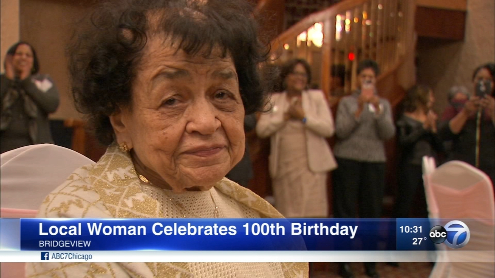 Surprise Birthday Party Celebrates 100 Year Old Chicago Woman Abc7