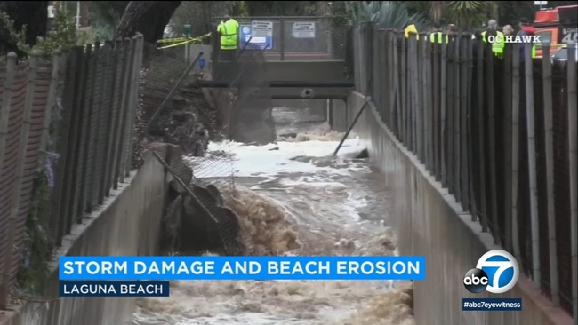 Beach erosion - ABC7 Los Angeles