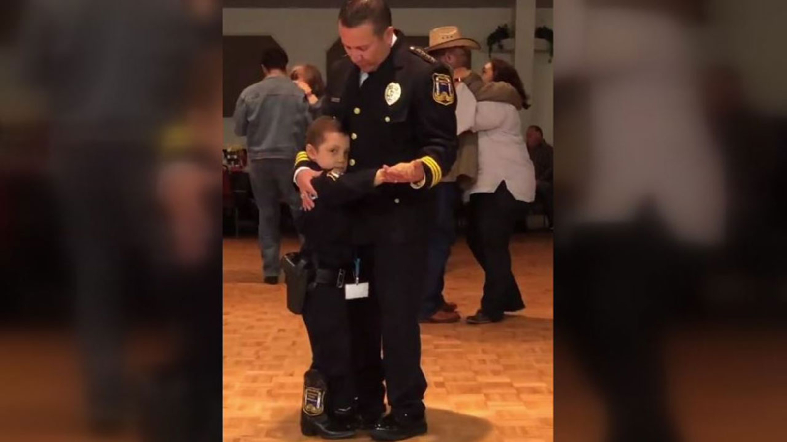 Freeport police department officer Abigail Arias shared a dance with ...