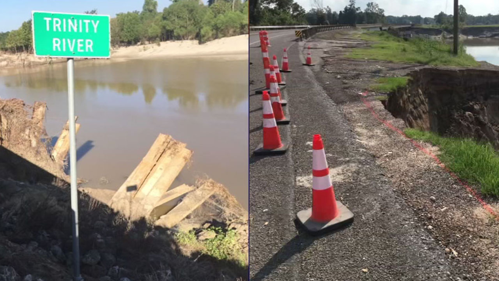 FM 787 in Liberty County in need of replacement after Hurricane Harvey ...