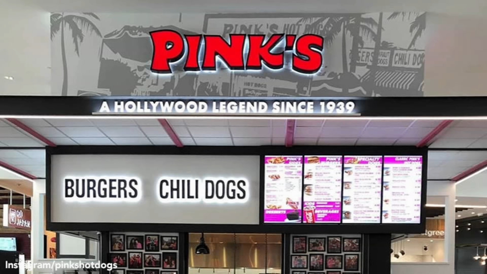 Hollywood landmark Pink's Hot Dogs restaurant opens 1st East Coast ...