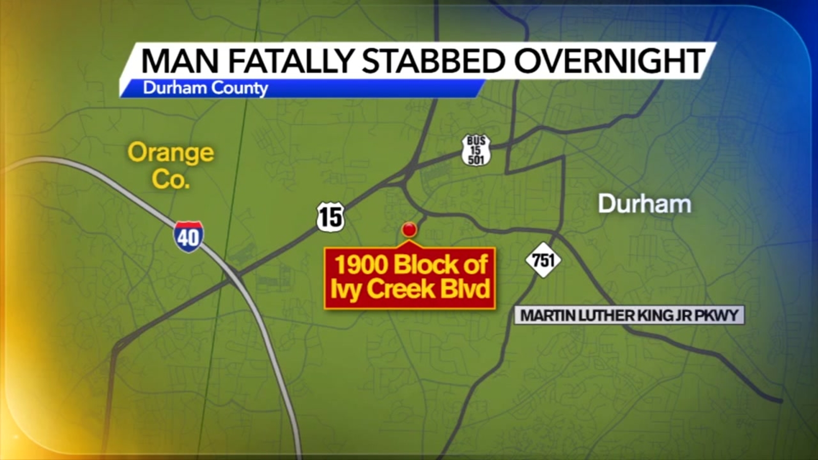 Suspect in custody after man fatally stabbed in Durham - ABC11 Raleigh ...