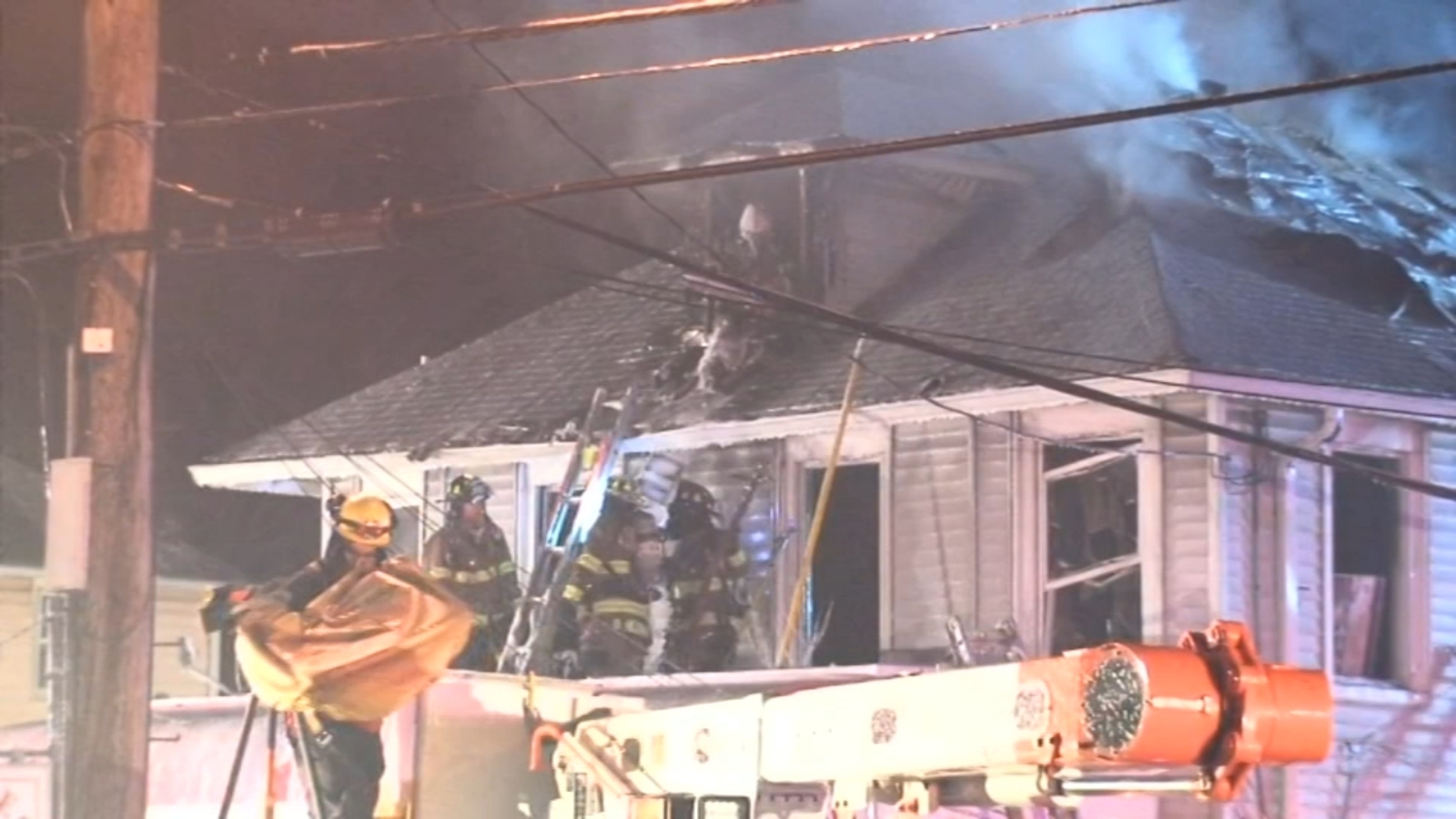 Firefighting foam surrounds Riverside, New Jersey pizza shop, 1 injured ...