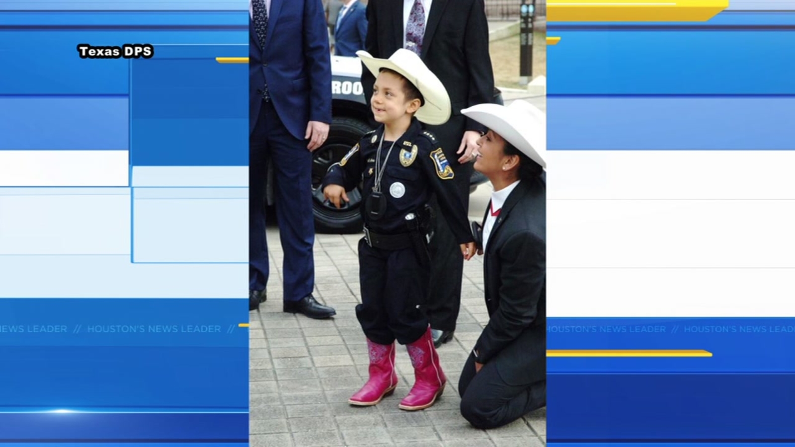 Abigail Arias becomes honorary state trooper - ABC13 Houston