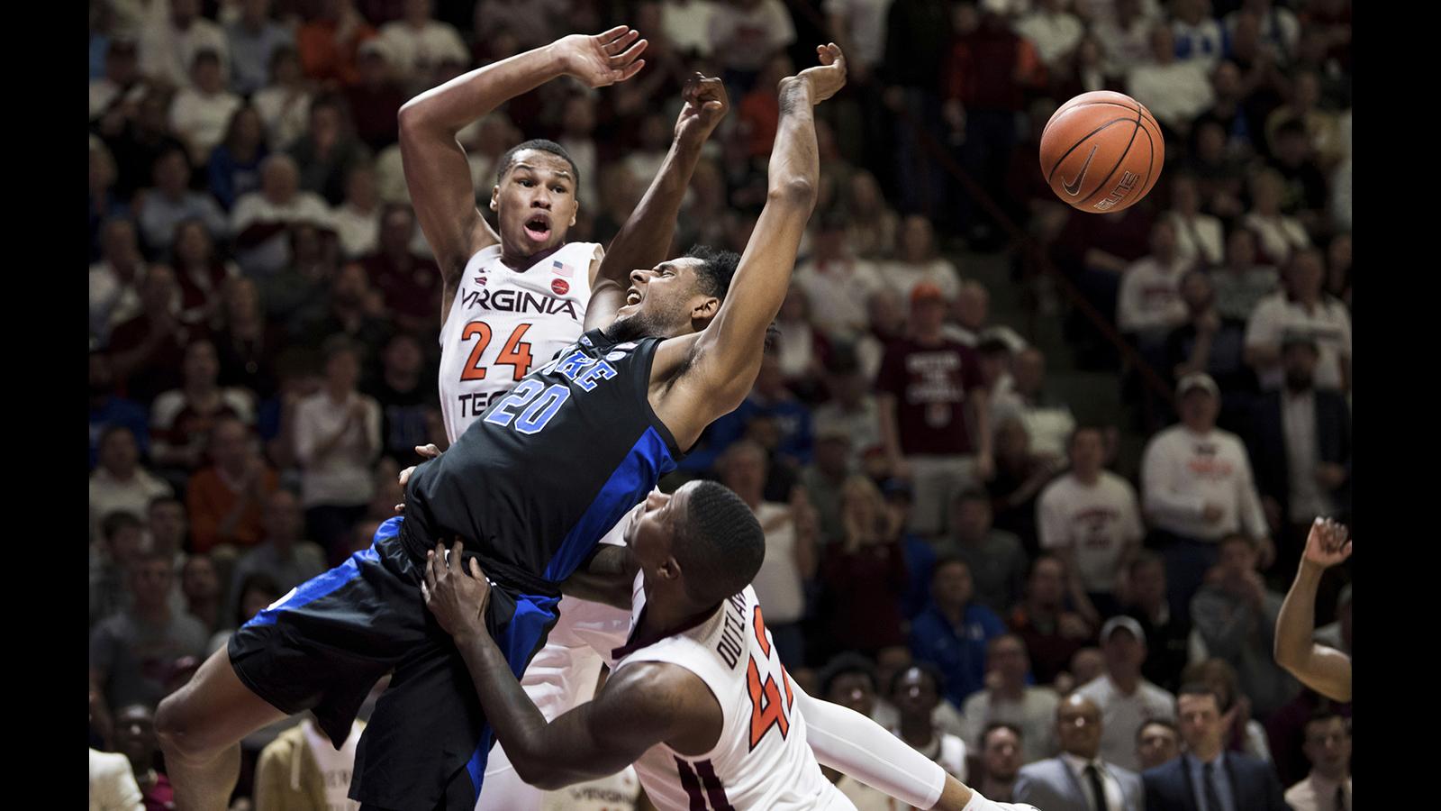 No. 20 Virginia Tech downs No. 3 Duke 77-72 - ABC11 Raleigh-Durham