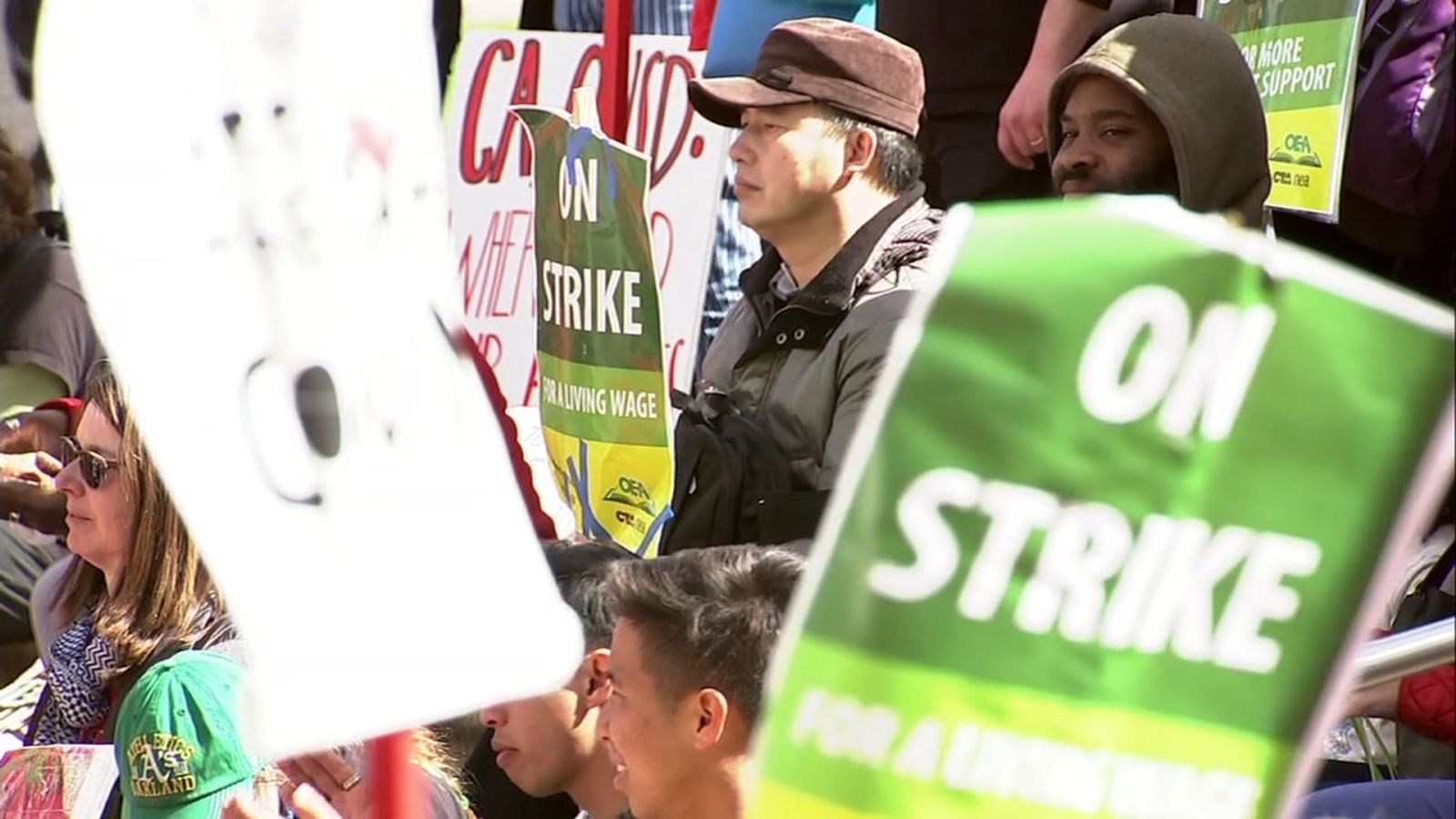 'I'm in it, until the end' Oakland teacher strike moves into sixth day ...