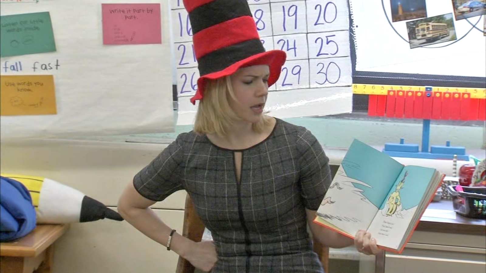 Trish Hartman encourages students to read - 6abc Philadelphia