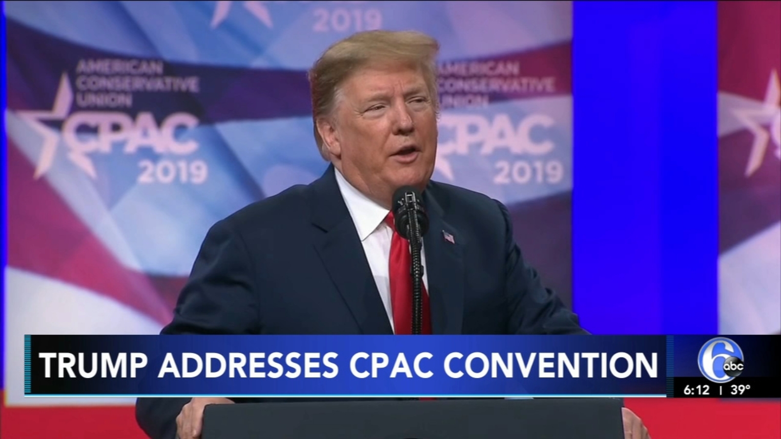 President Trump speaks at the Conservative Political Action Conference ...
