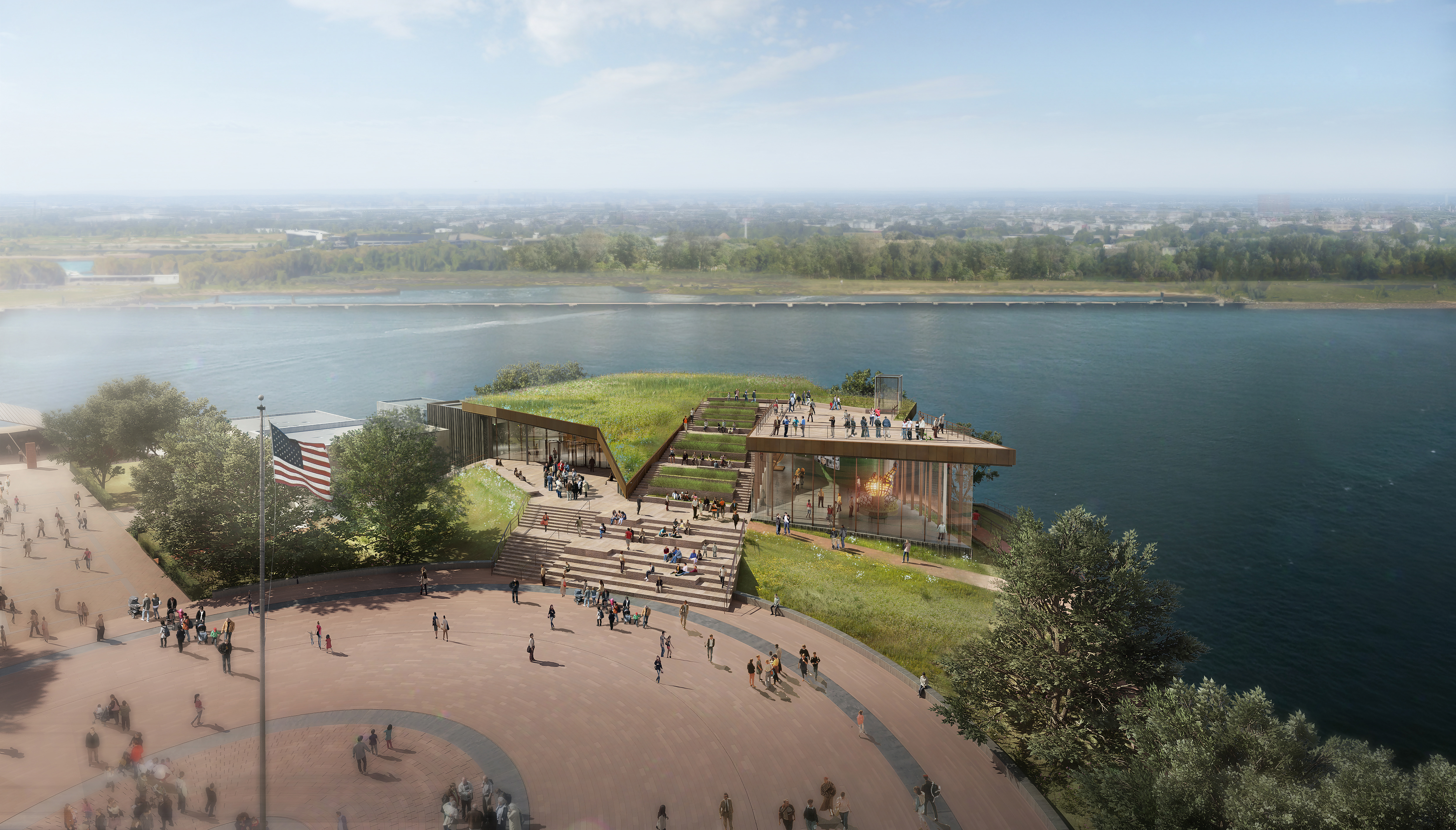 The Statue of Liberty Museum by FX Collaborative Architects - ABC7 New York