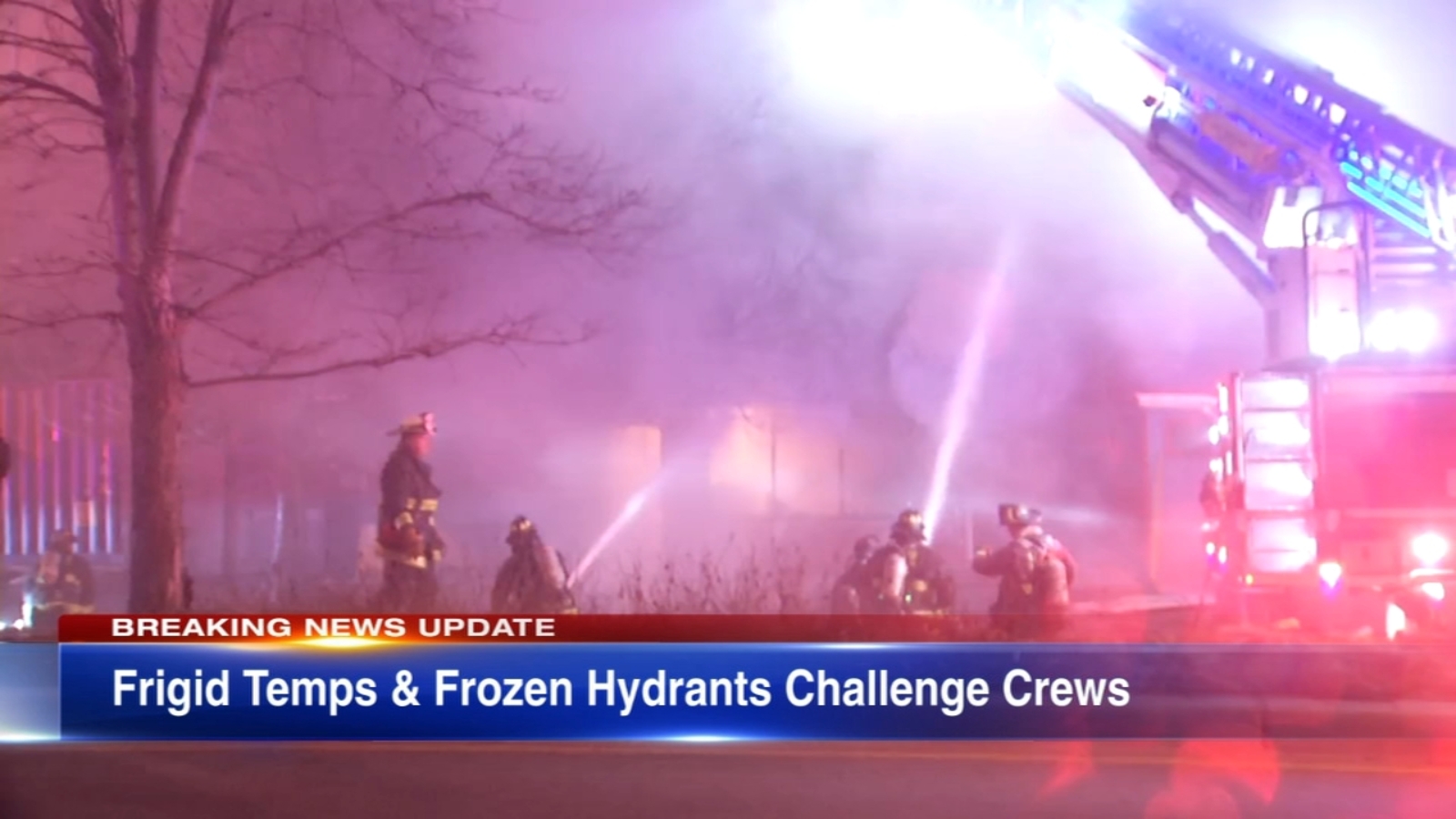 Firefighters deal with frozen hydrants while battling Back of the Yards ...