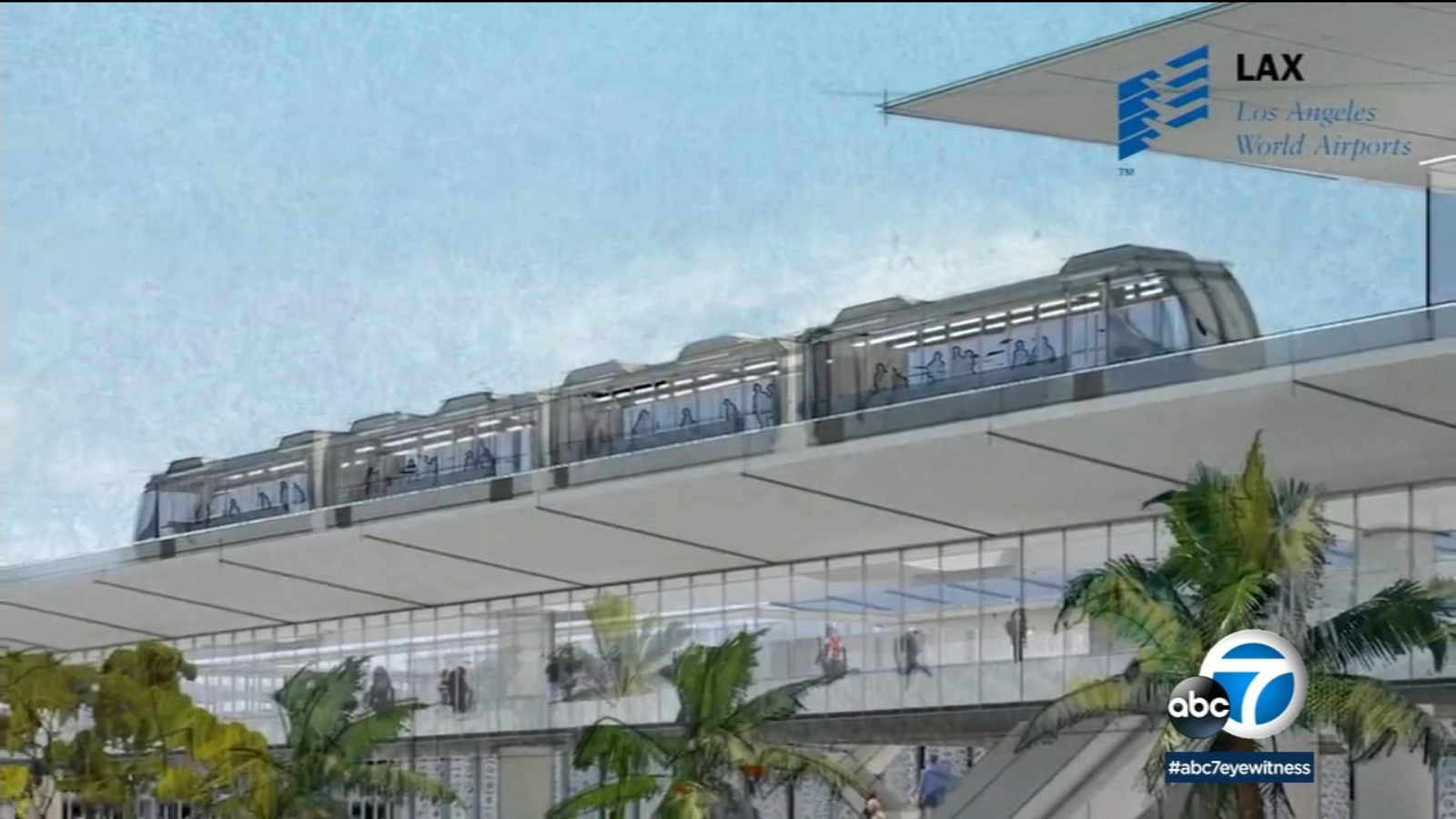 LAX starting work on Automated People Mover train - ABC7 Los Angeles