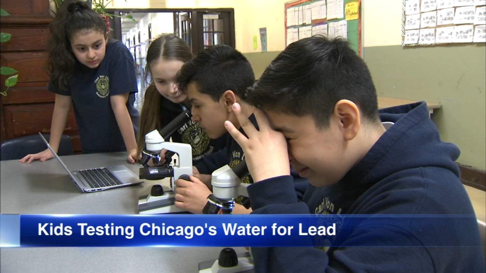 Carl Von Linni, Hibbard Elementary students test water for lead - ABC7 ...