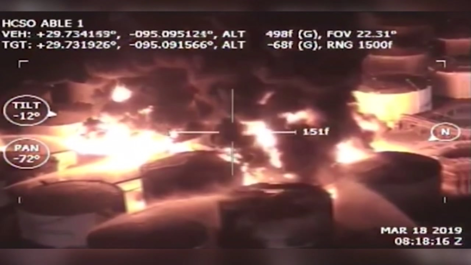 Pilot talks about his mission over the Deer Park fire storm - ABC13 Houston