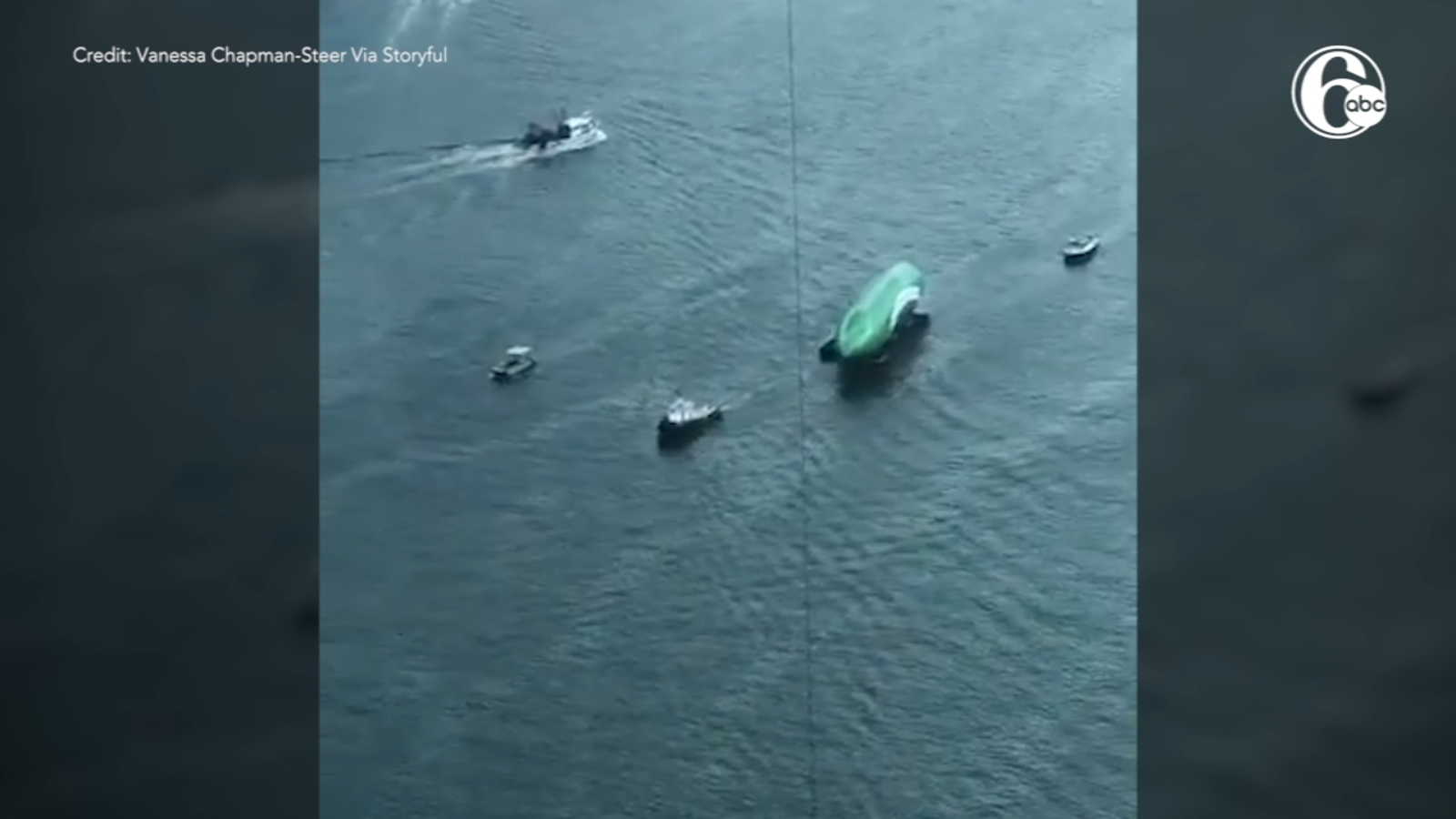 Giant inflatable cucumber gets into a pickle - 6abc Philadelphia