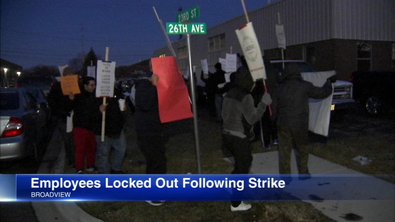 Employees locked out during strike at Headly Manufacturing - ABC7 Chicago