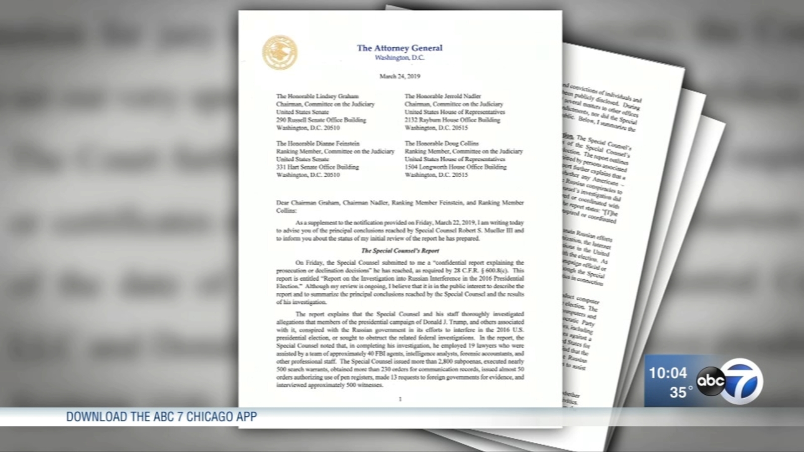 Illinois lawmakers react to Mueller report, Attorney General summary ...