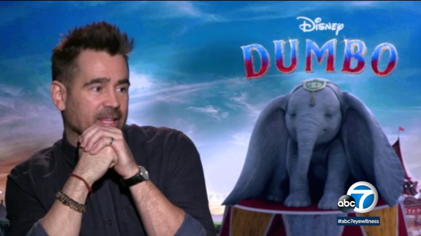 'Dumbo' is story that celebrates inclusion, Colin Farrell says - ABC7 ...
