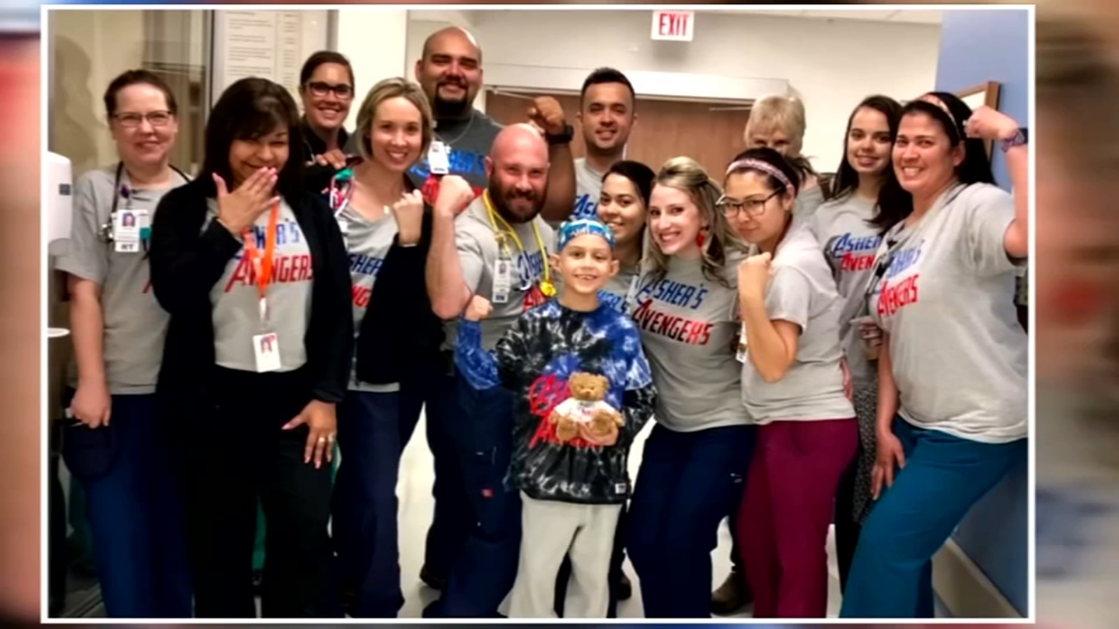 Hospital staff assembles "superhero team" to support 8-year-old ...