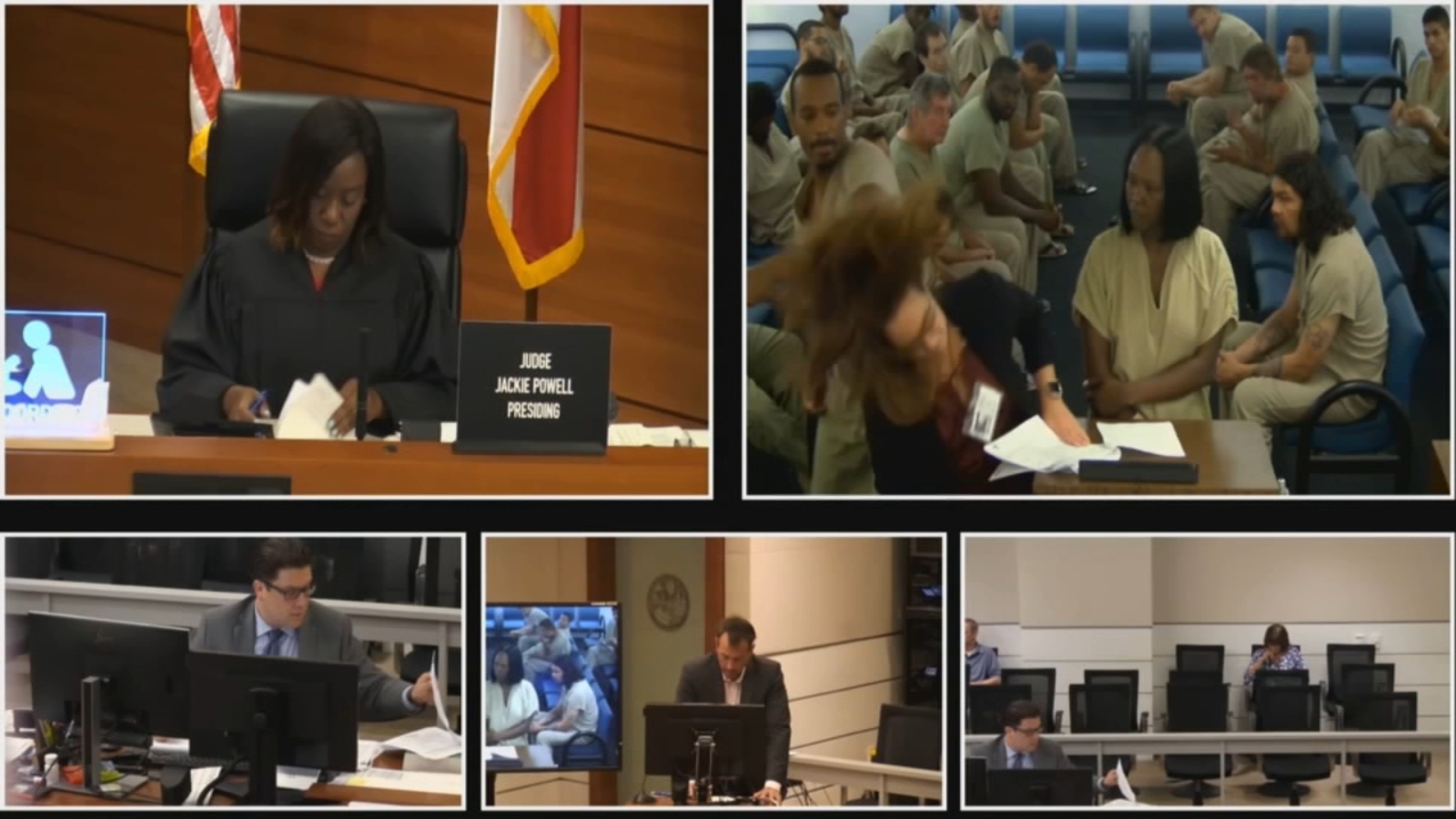 Florida Lawyer Sucker Punched By Inmate During Court Hearing Abc7 Chicago