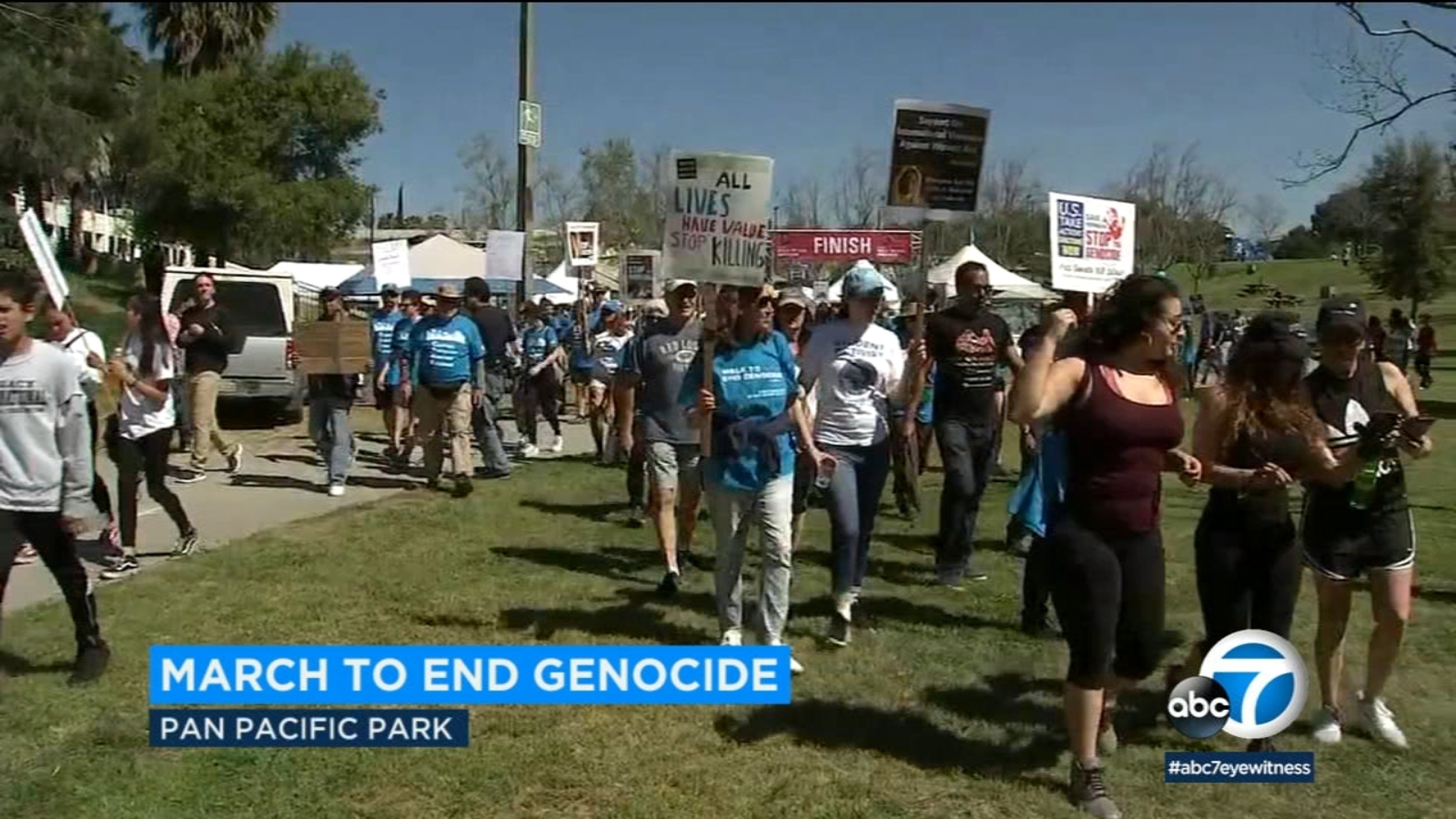 Hundreds participate in Walk to End Genocide - ABC7 Los Angeles