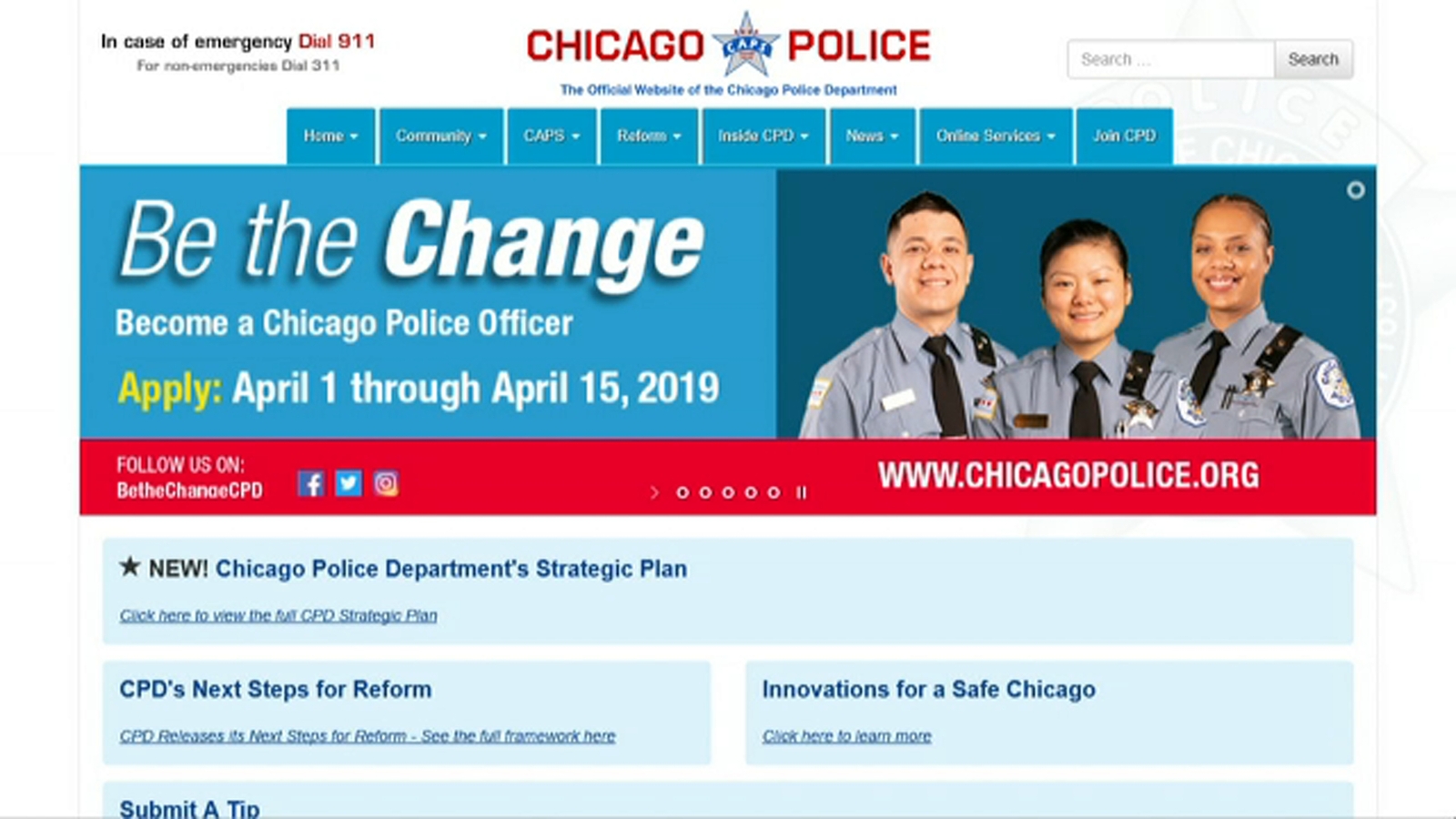 Application period for joining Chicago Police Department starts Monday ...