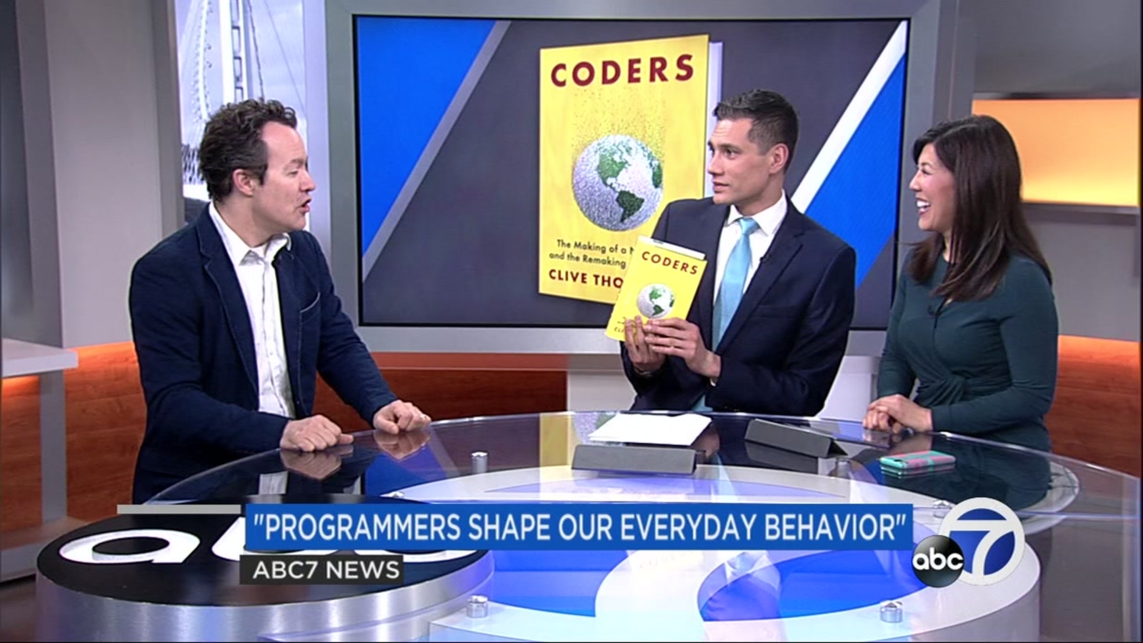 'Coders' author Clive Thompson speaks with ABC7 about how coding is ...