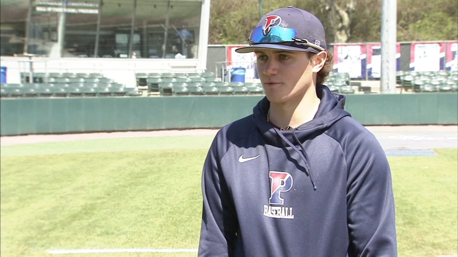 University of Pennsylvania baseball player living with brain tumor ...