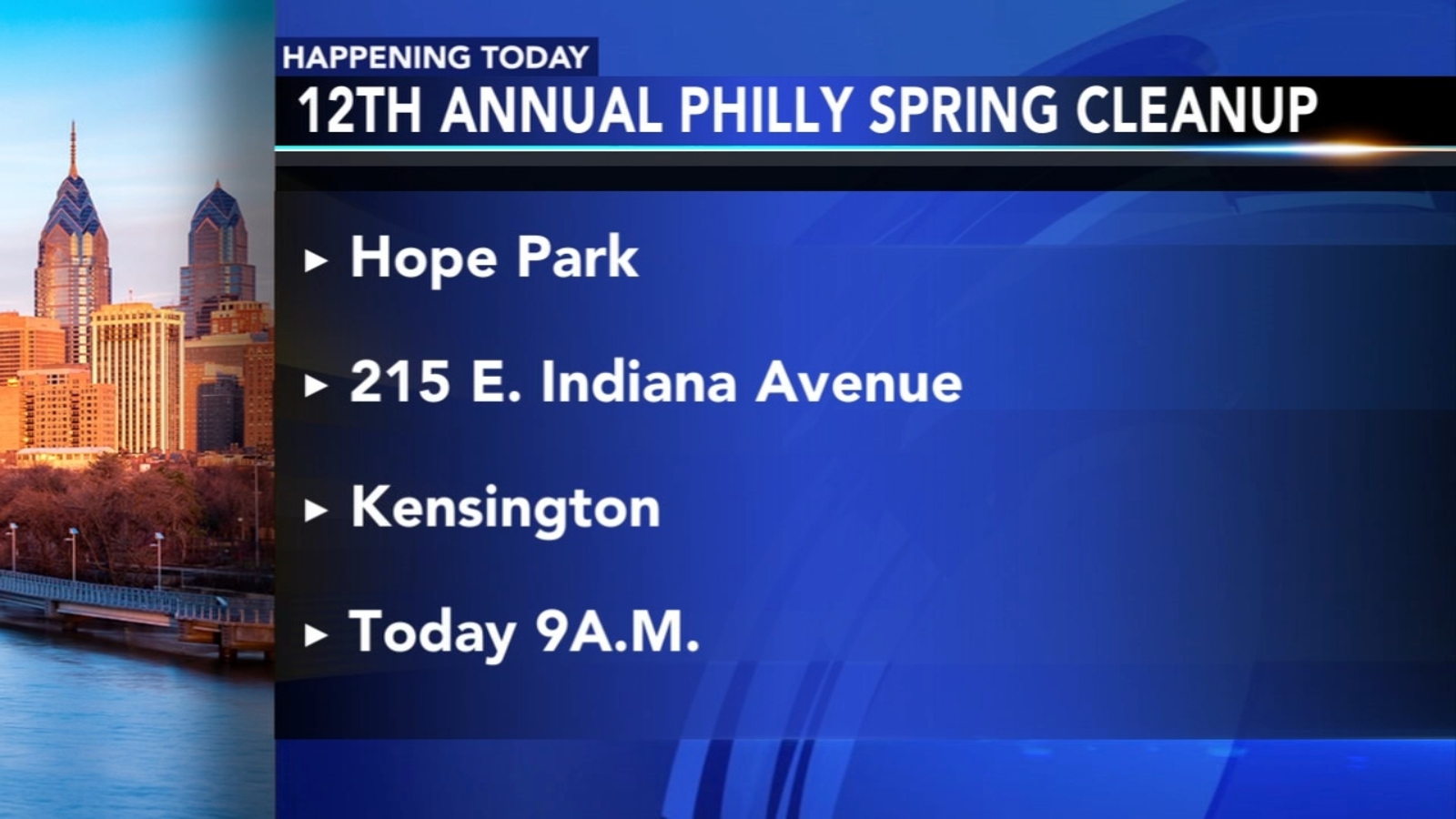 Philly Spring Cleanup to take place Saturday - 6abc Philadelphia