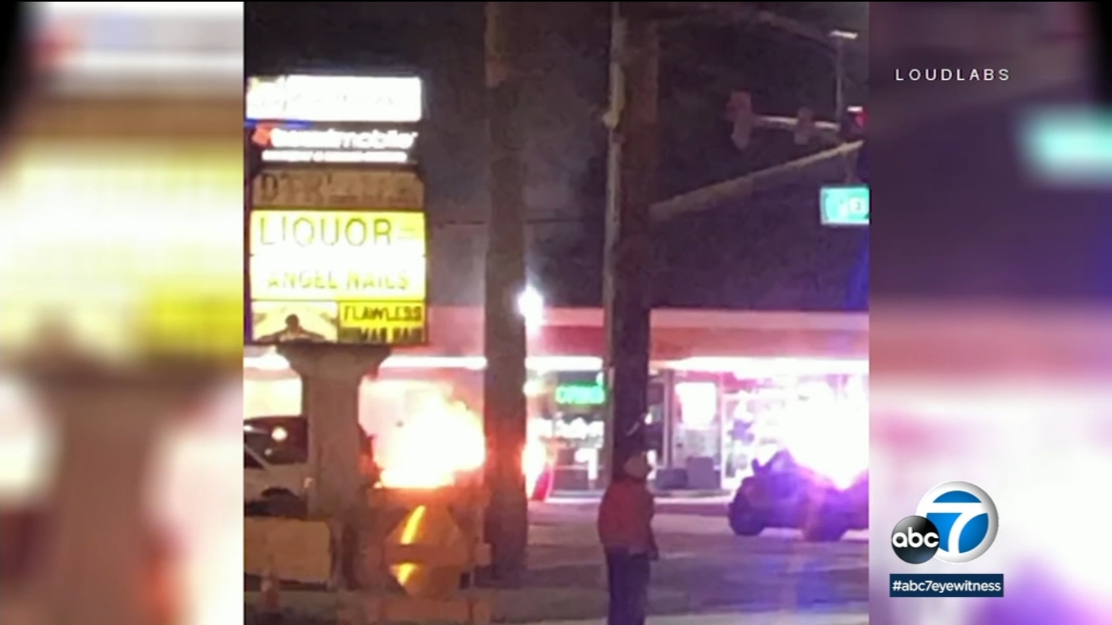 VIDEO: Gardena gas station pump explodes, sends flames shooting into ...